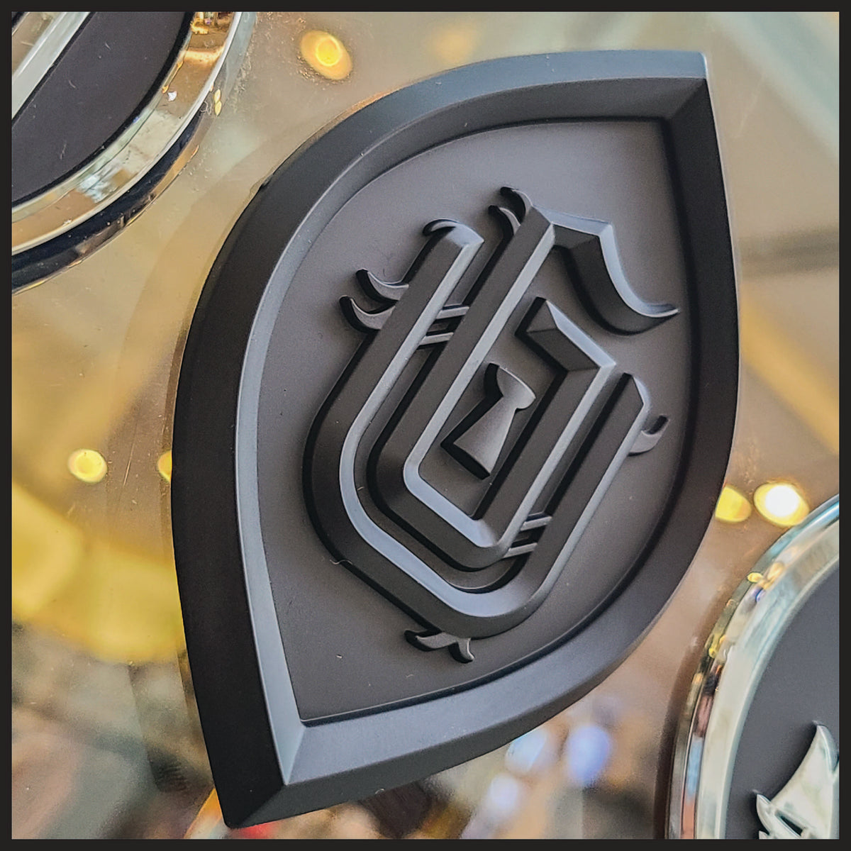 TVG Emblem Decal (Matte Black Logo) – The Vault GU